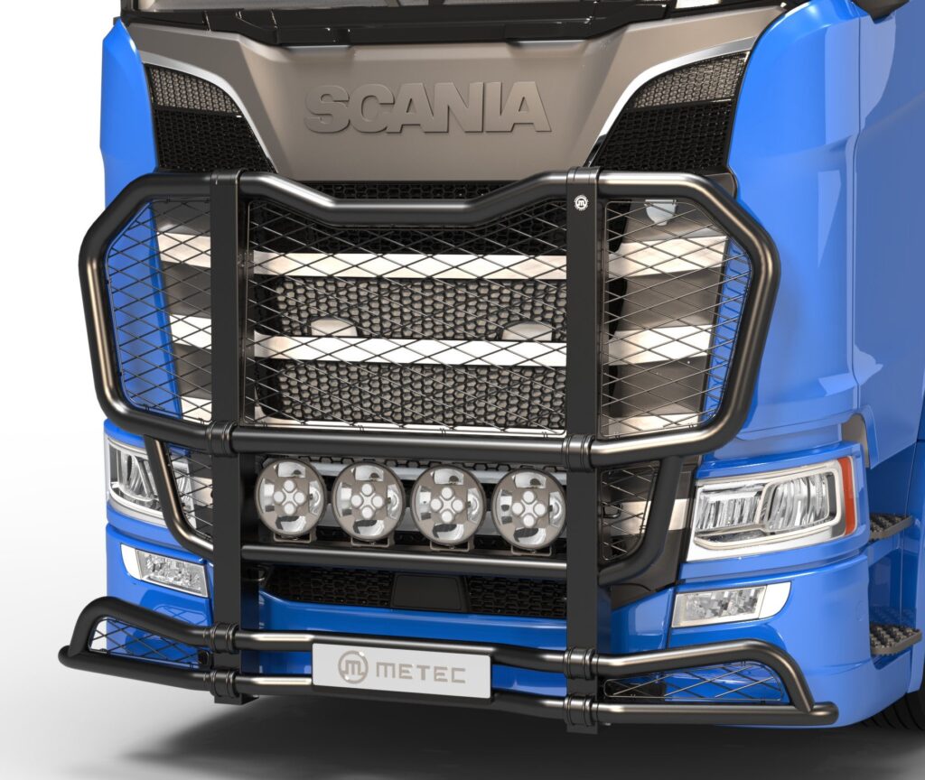 OUTLAND BULL BAR to suit Scania S series - Spot On Truck Bars